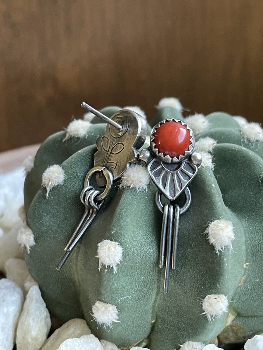 "Flame Thrower" Stud Earrings – Key Rose Customs